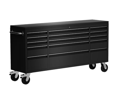 CT Copper Tailor 72-inch Rolling Tool Chest with Wheels and 15 Drawers ...