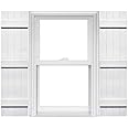 Amazon.com: Mid America Board and Batten 14" 4 Board Joined Vinyl Standard Shutter (1 Pair) - 14 ...
