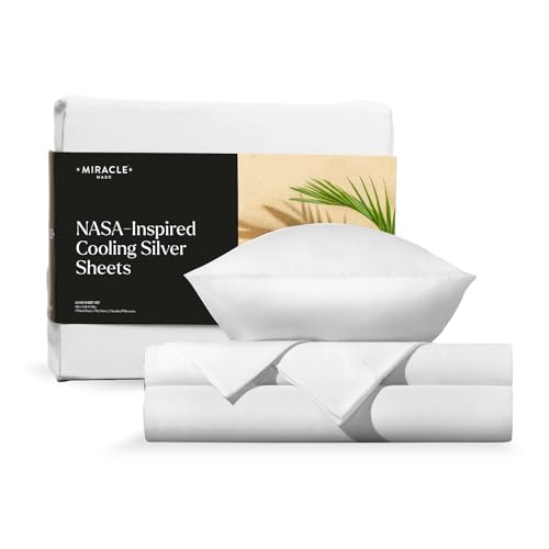 Miracle Made Sheet Twin Extra Luxe Cool IT True Grip Fitted Cooling Bed ...