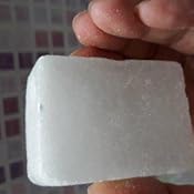 ALLUME DI ROCCA PIETRA BLOCCO RETTANGOLARE DA 90 GR IGIENE DEL VISO ...