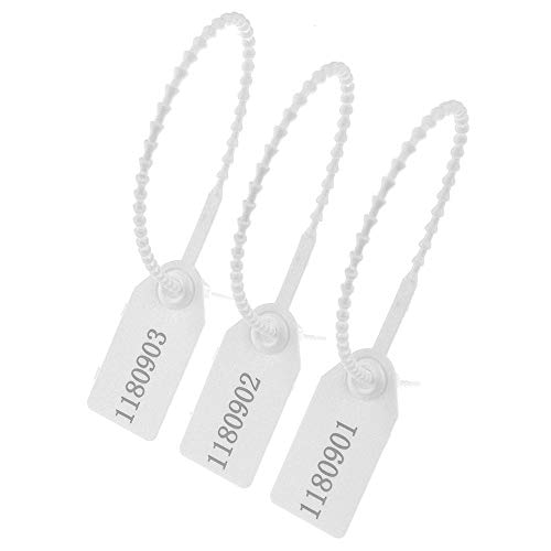 250mm Pull-Tite Plastic Security Seals Shipping Tags Disposable Signage ...