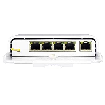 Amazon.com: CENTROPOWER 5 Port Outdoor POE Switch/Extender/Booster, 60W ...