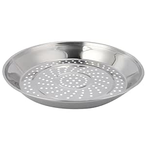 Yardwe Stainless Steel Steamer Tray Food Steaming Dish Plate Steaming ...