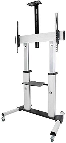 Icome Ultra Heavy Duty Mobile Stand TV Cart Mount Fits 60 to 100 Screen ...