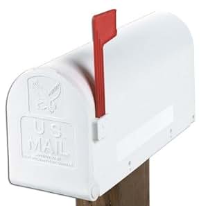 Amazon.com: Solar Group PL10W Plastic Rural White Mailbox: Home Improvement