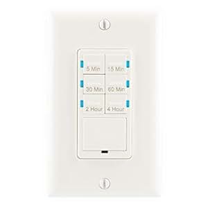 GE 15318 Push Button In-Wall Digital Countdown Timer, Wall Timer ...