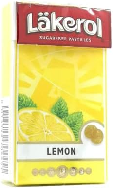 Läkerol Sugar Free Pastilles Imported Swedish Refreshing Lemon Mouth ...