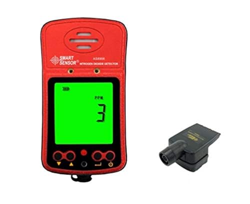 Portable Nitrogen Dioxide Detector 0-20PPM Range LCD Display Backlit ...
