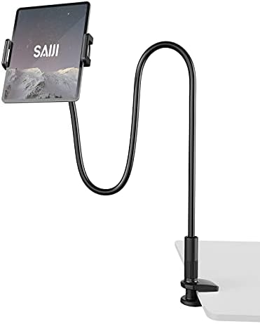 SAIJI Gooseneck Tablet Stand, Flexible Lazy Arm Tablet Holder for Bed ...