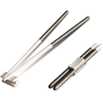 Amazon.com | Collapsible Compact Chopsticks (White): Chopsticks ...