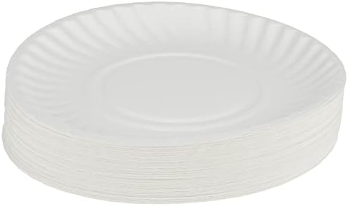 Falcon pack paper plate, 7 inch size, white price in UAE | Amazon UAE ...