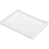 Amazon.com: PATIKIL 10x7 Fast Food Tray, 2 Pack Plastic Reusable ...
