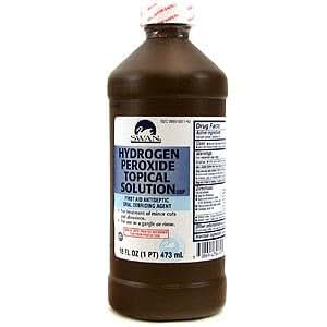 Amazon.com: Hydrogen Peroxide 3% First Aid Antiseptic Solution 16 oz ...