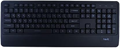 HAVIT KEYBOARD 488L MULTI FUNCTION SILENT Keyboard 104 Keys with ...