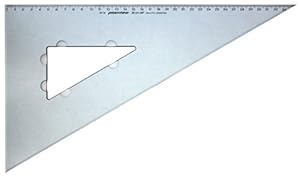 Amazon.com : 35cm 350mm Professional Metric Plastic Set Square Drawing ...