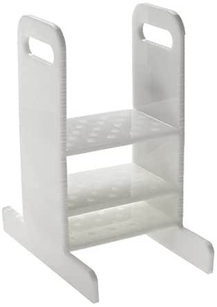 Dynalon 103205 LDPE Lab Thermometer Storage Rack, 8" Length x 10" Width ...