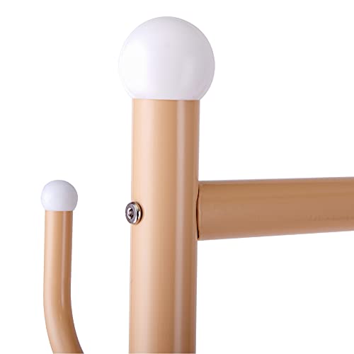 SINGAYE Clothes Rack 2-in-1 Coat Rack Rolling Garment Rack with Bottom ...