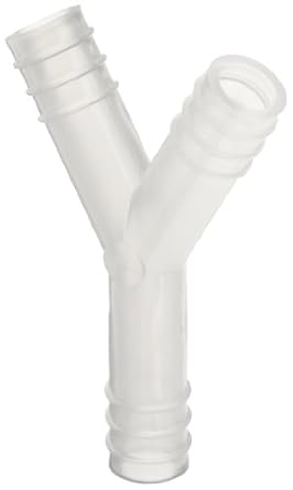 Nalgene 6152-0375 Polypropylene Y-Type Tubing Connector, 3/8" Tubing ID ...