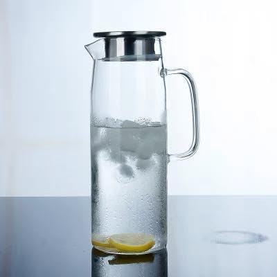 سعر Glass Pitcher with Lids Direct Fire Pitcher, Large Capacity Glass ...