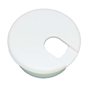 Amazon.com: 1 Desk Cord Cable Wire Grommet White 1-1/2" #1037: Home ...