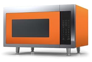 Amazon.com: Big Chill Retro Microwave 1.6 cu. ft. 1200 watts Orange ...