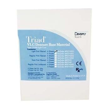 Amazon.com: Triad Denture Resin Denture Base Material Ropes Light Pink ...