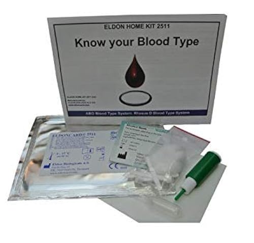 Eldoncard Blood Typing Kit, 2 Test Pack, Know Your Blood Type, Accurate ...