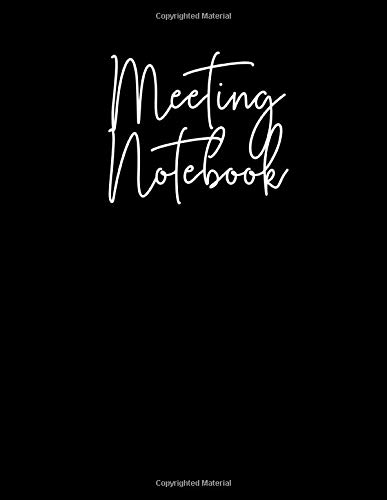 Amazon.com: Meeting Notebook: Taking Minutes of Meetings Notes, Action ...