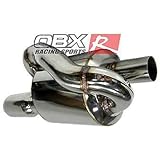 Amazon.com: Mugen Style Twin Loop 3'' Tip Muffler: Automotive
