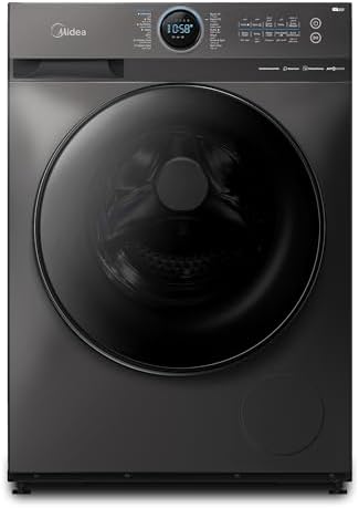 Midea 12KG Front Load Smart Washing Machine with Lunar Dial, 1400 RPM ...