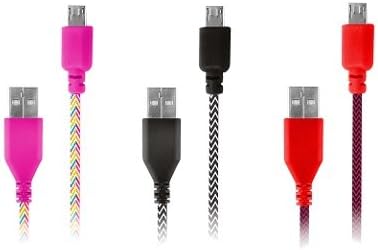 iHip High-Speed 5ft. Braided Charge-and-Sync Micro USB Cable – BigaMart