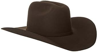 Tony Lama Men's Low Rodeo-6X Felt Cowboy Hat, Chocolate, 7 1/8 at ...