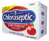 Amazon.com: 131557 Chloraseptic Sore Throat Lozenges Cherry 18 Per Box ...