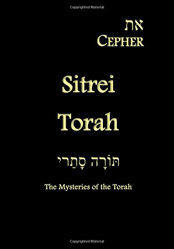 Eth Cepher - Sitrei Torah: The Mysteries of the Torah: Pidgeon, Stephen ...