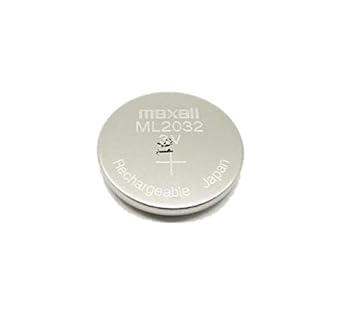 Amazon.com: Maxell ML2032 2032 Lithium Rechargeable Coin Cell 1 Battery: Industrial & Scientific