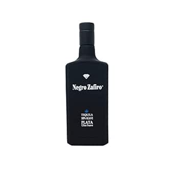 Tequila Negro Zafiro Plata 100% de Agave 750 ml.: Amazon.com.mx ...