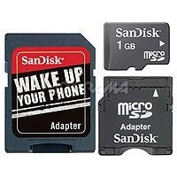 Mua SanDisk 1GB Micro SD Card with SD Adapter & Mini SD 3-in-1 Memory ...