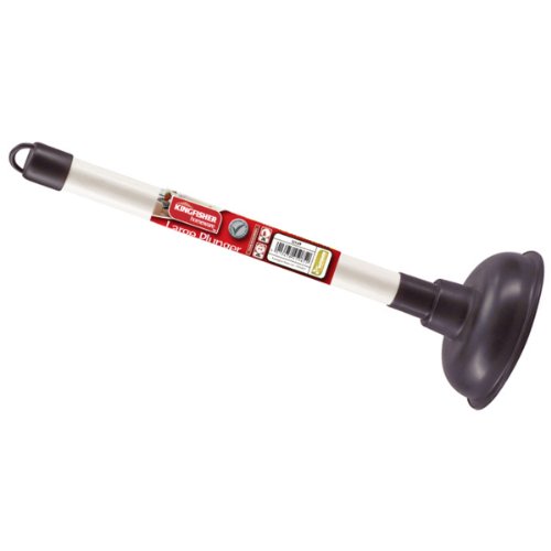 Large Wooden Plunger With Long Handle & Strong Thick Rubber Plug ...
