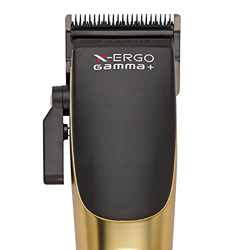GAMMA+ X-Ergo Professional Cordless Clipper 9V Microchipped Magnetic ...
