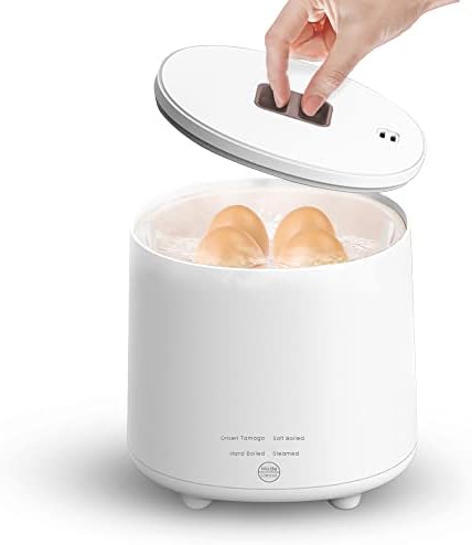 Mojoco Rapid Egg Cooker - Mini Egg Cooker for Steamed, Hard Boiled ...