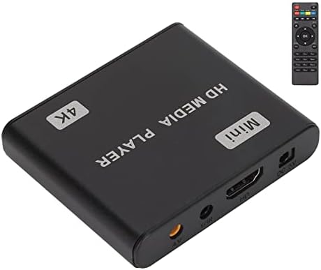 100‑240V, Easy Full HD Video Player IR Remote Control 4K HD Media ...