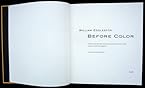 Before Color: Eggleston, William: 9783869301228: Amazon.com: Books