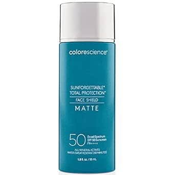 Amazon.com: Colorescience Total Protection Face Shield Matte SPF 50, 1. ...