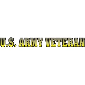 Amazon.com: U.S. Army Veteran - Window Strip Decal: Automotive