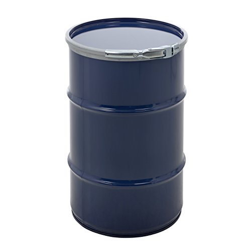Buy Open Top Steel Storage Drums With Lid Industrial Feed Waste Barrel ...