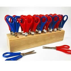 Class Pack of Childrens Scissors with Scissor Block: Amazon.co.uk: Toys ...