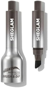 SHEGLAM Brow-Fection Angled Brush & Dip - Hair-Like Strokes Liquid ...
