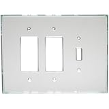 GlassAlike Five Gang Decora Acrylic Mirror Switch Plate - - Amazon.com