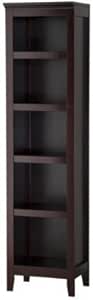 Amazon.com: Threshold Carson Narrow Bookcase - Espresso Finish ...