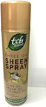 TCB Naturals Three Oil Sheen Spray 250ml: Buy Online at Best Price in ...